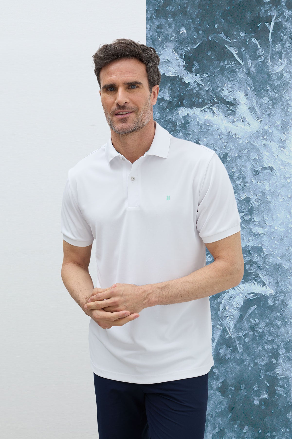 Polo ICE man white | Sepiia